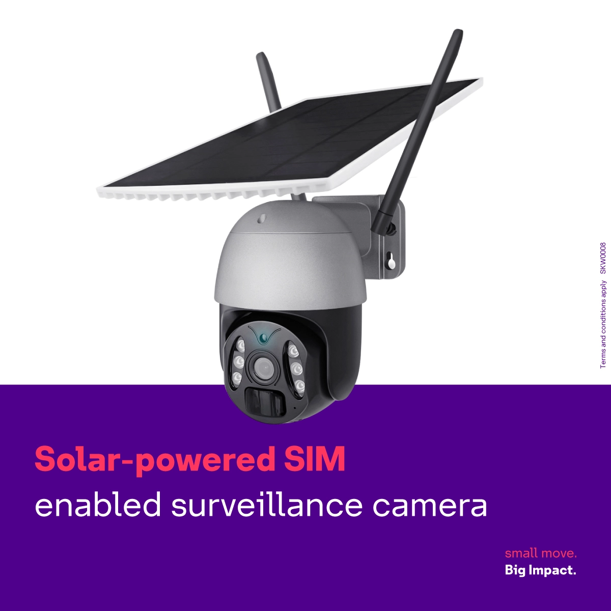 Make surveillance easy with stc’s Solar Powered Camera